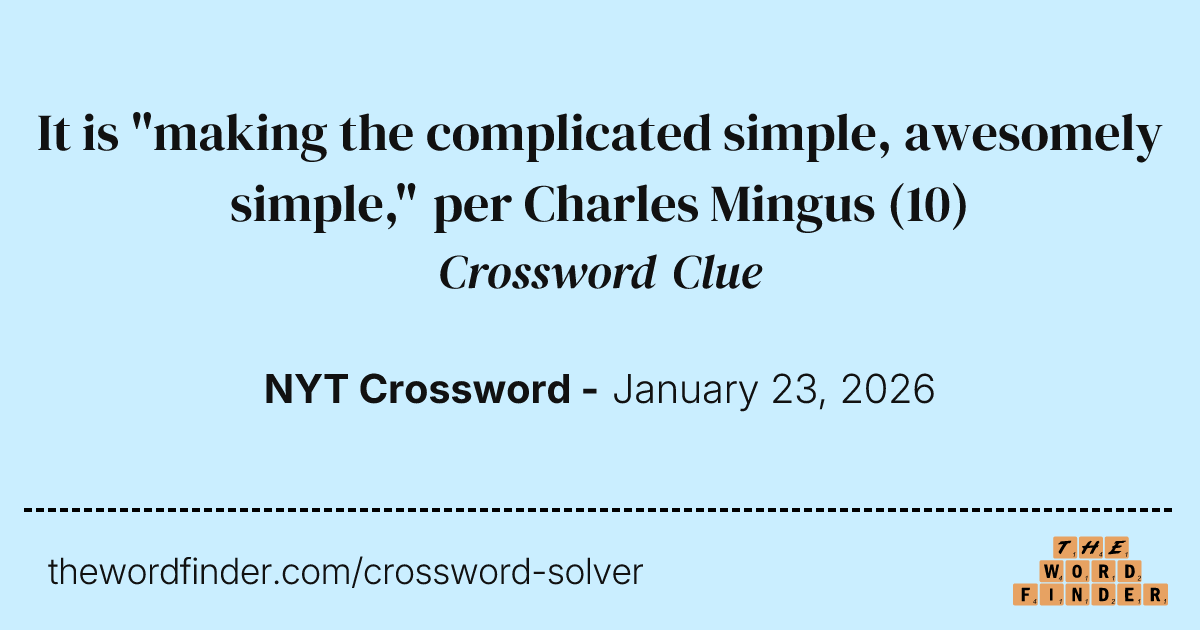 It is "making the complicated simple, awesomely simple," per Charles ...